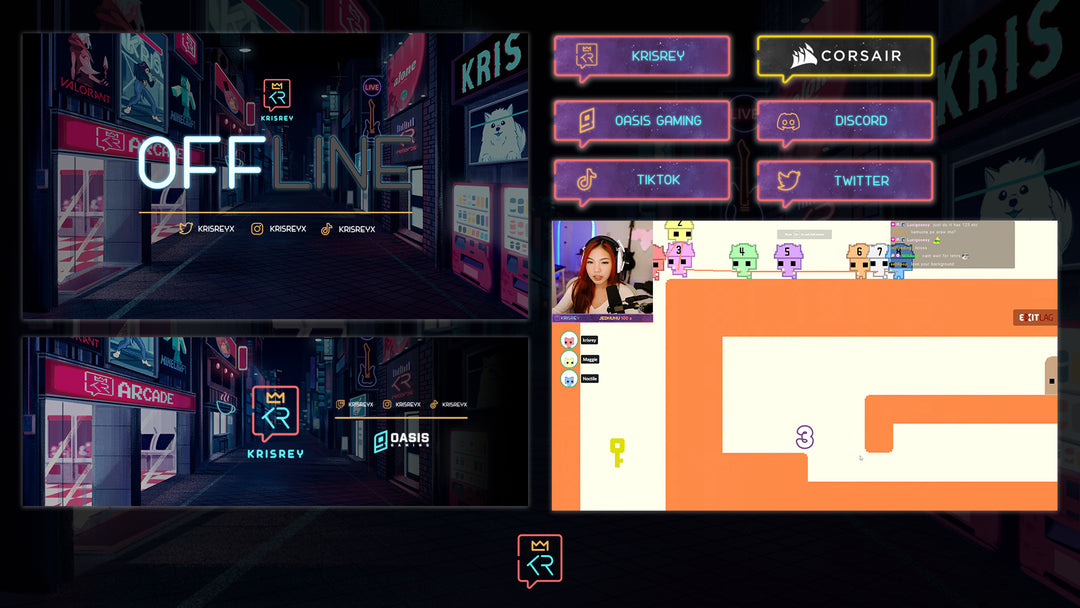 Stream Overlays – Oasis Gaming