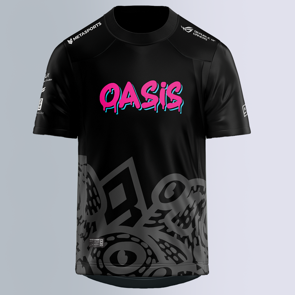 [LIMITED] Oasis x Distort (Black, Pre-Order, Custom Name) – Oasis Gaming