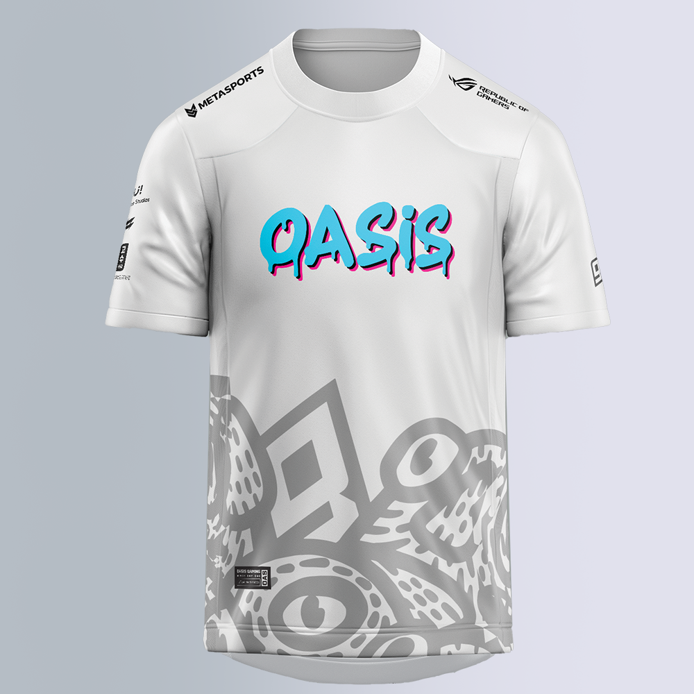 [LIMITED] Oasis x Distort (White, Pre-Order, Custom Name) – Oasis Gaming